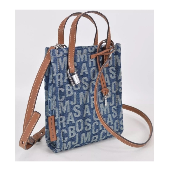 Marc Jacobs | Bags | New Marc Jacobs Signature Denim Micro Mini Grind ...